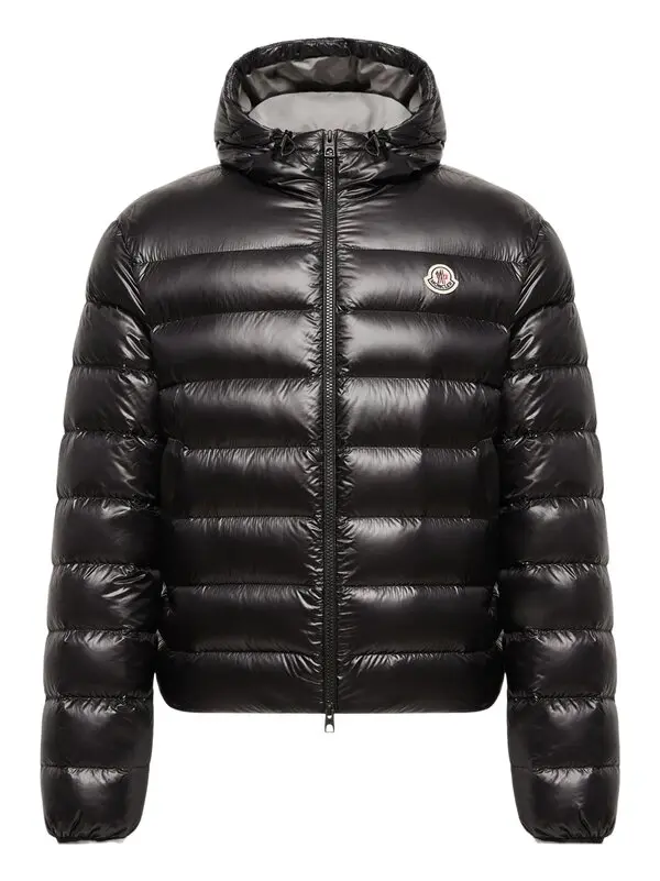 Moncler Packable Micro Ripstop Down Jacket With Adjustable Hood - Nero