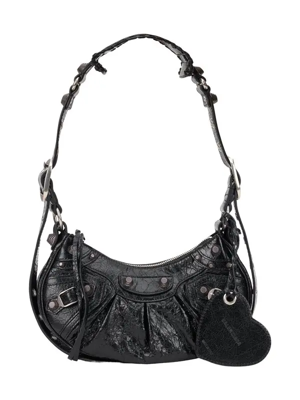 Balenciaga Le Cagole Mini Shoulder Handbag - Black