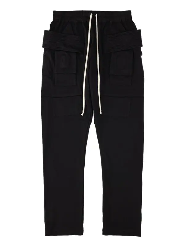 Rick Owens Cargo Drawstring Joggers - Black