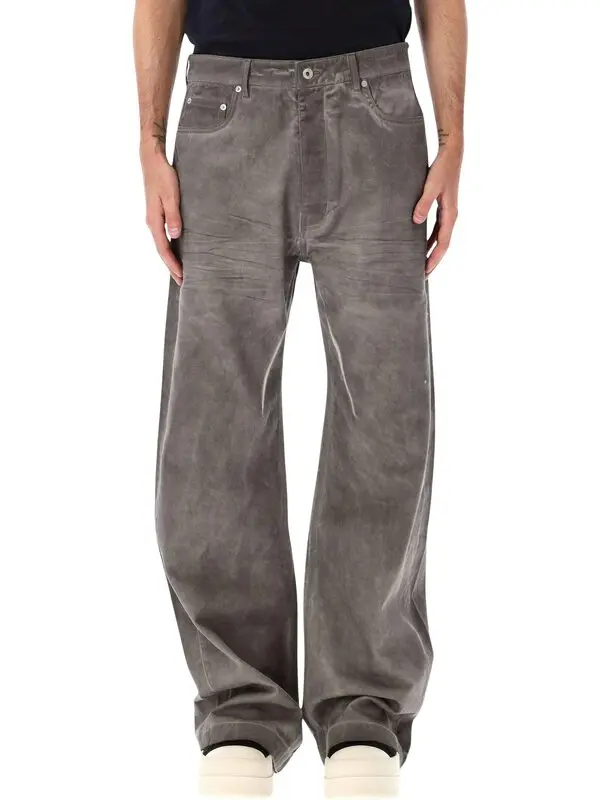Rick Owens Wide-leg Denim Jeans - Dark Dust