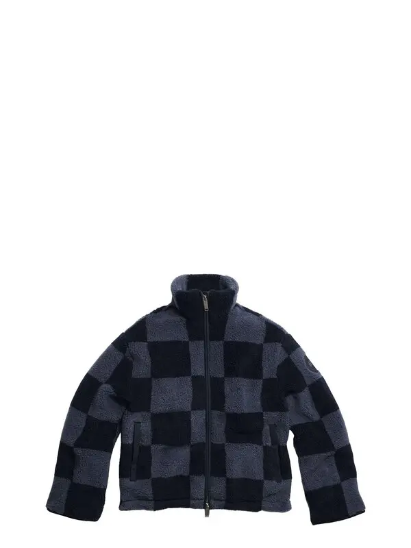 Canada Goose Soren Checkered Fleece Full Zip - Dusk Blue Check