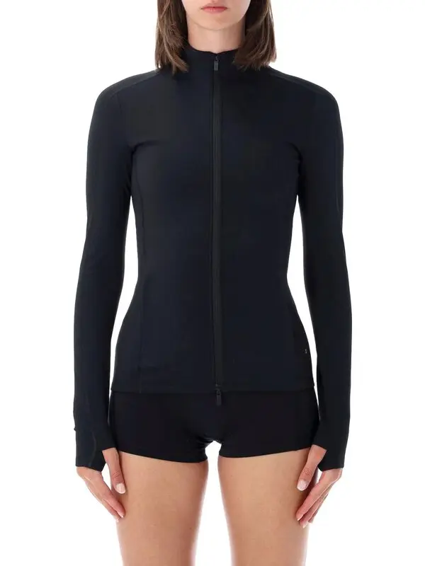 On Recycled Nylon Technical Zip-up Sweatshirt - Black