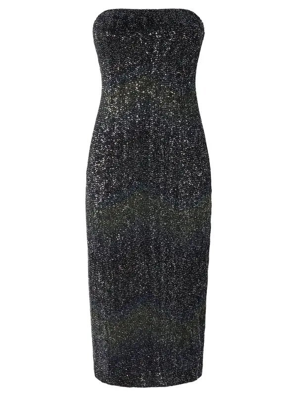 Missoni Strapless Sequined Long Dress - Multicoloured