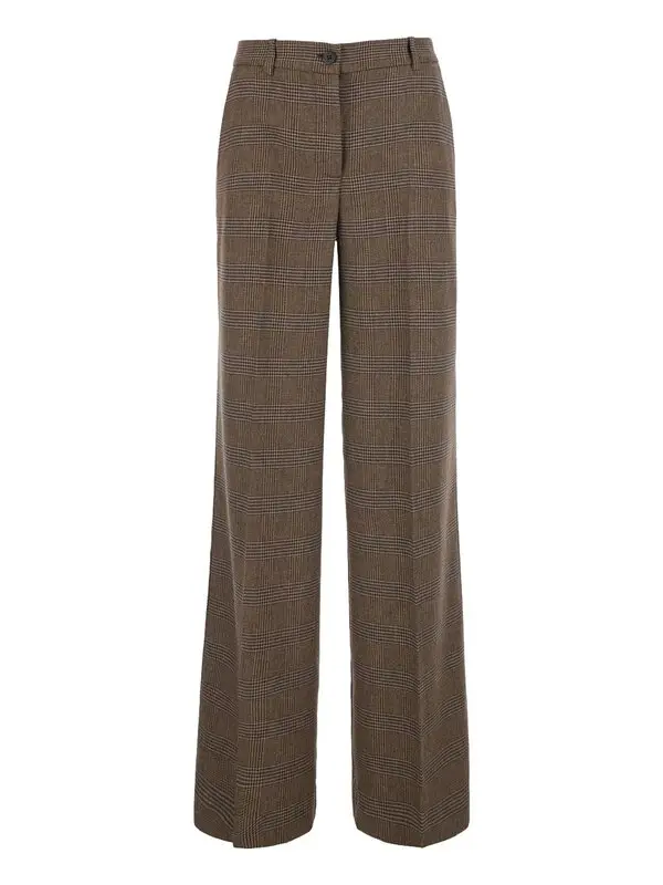 P.a.r.o.s.h Checked Blazer - Brown