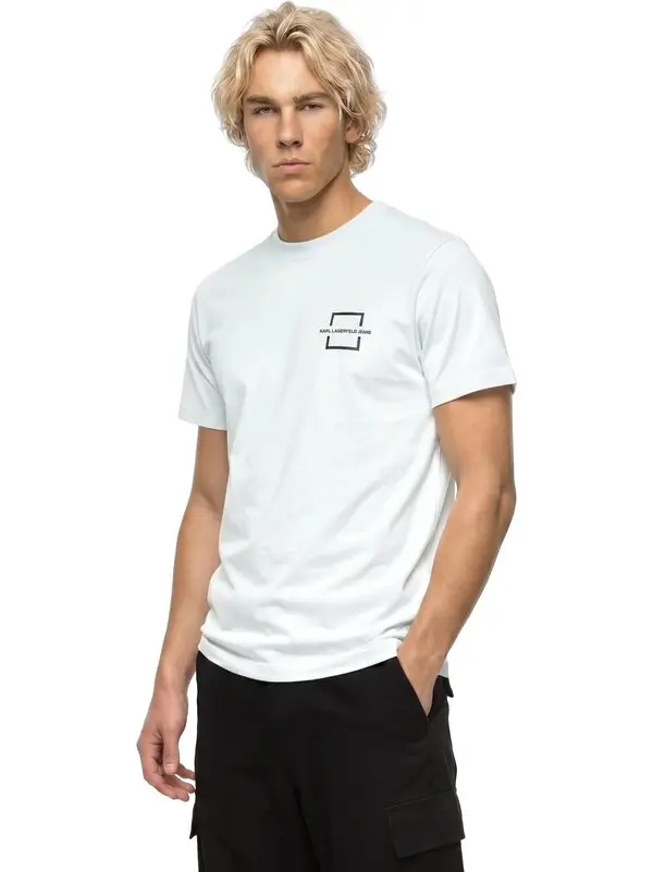 Karl Lagerfeld Box Logo T-shirt - White