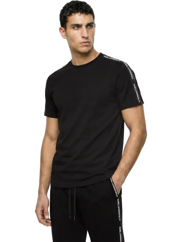 Karl Lagerfeld Logo Loungewear T-shirt - Black