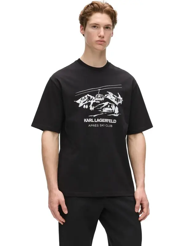 Karl Lagerfeld Après Ski Club T-shirt - Black