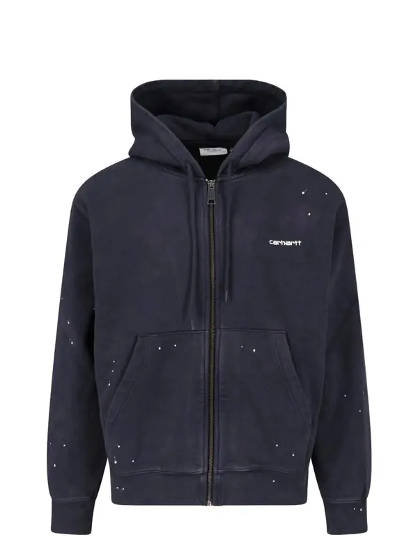 Carhartt Work In Progress Hooded Painter Sweatshirt - Black