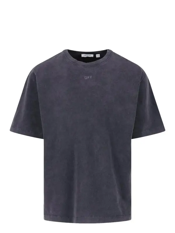 Off-White T-shirt "swimming Face - Black