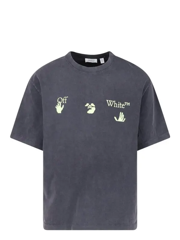 Off-White T-shirt "bacco Arrow Skate - Black