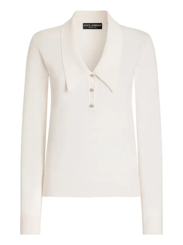 Dolce & Gabbana Cashmere Pullover - White