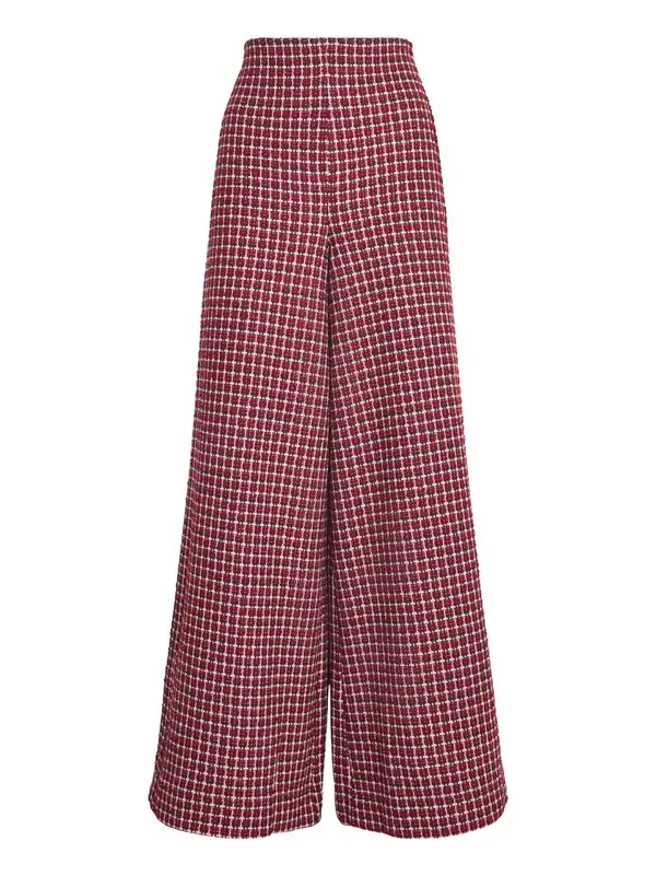 ME+EM Wide Palazzo Trousers - Red