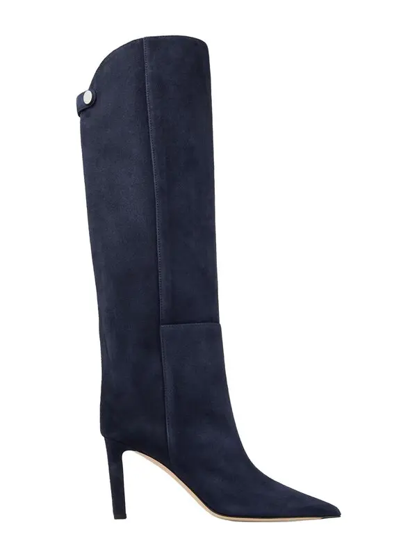 JIMMY CHOO Alizze 85 Suede Knee-high Boots - Blue