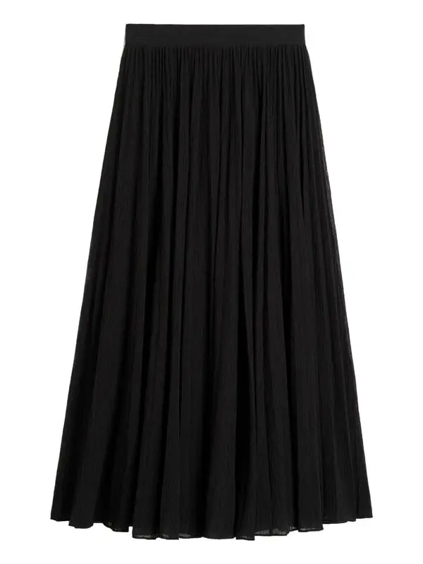 TOTEME Pleated Maxi Skirt - Black