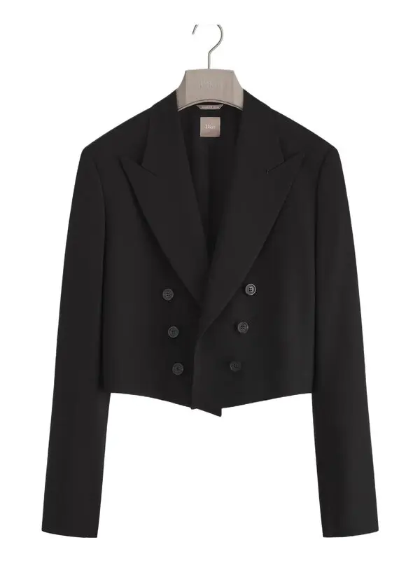Dior Cropped Jacket - Black