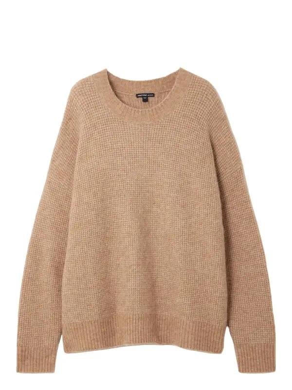 JAMES PERSE Solid Color Knit Sweater - Nude