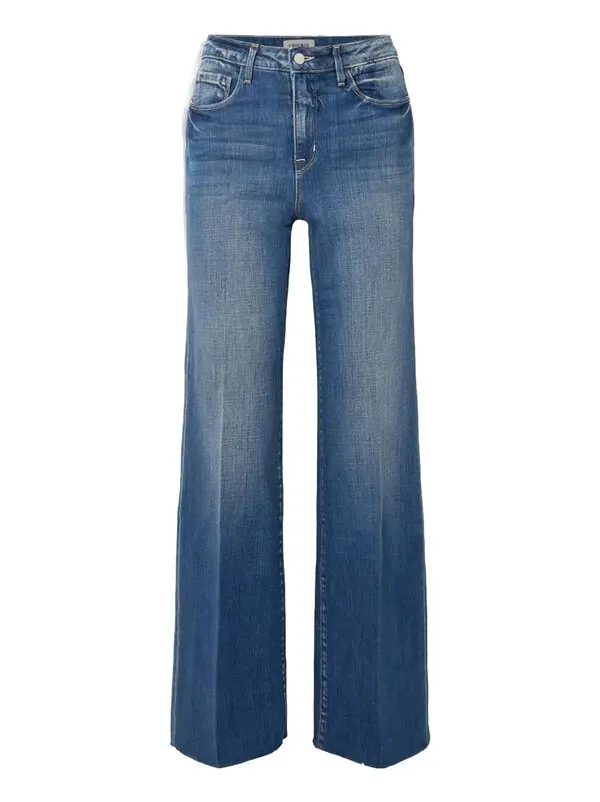 L'Agence High-rise Wide-leg Jeans - No
