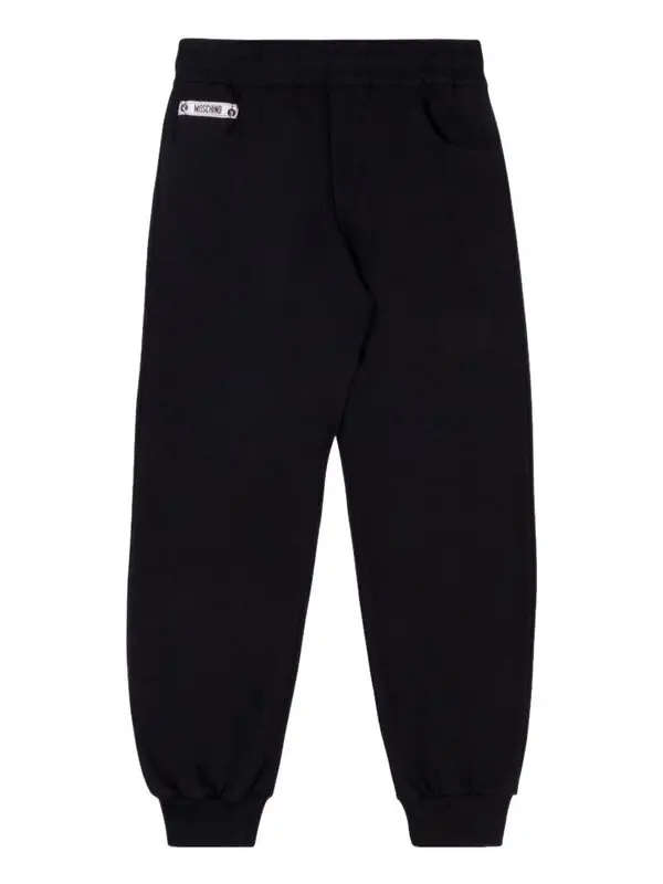 Moschino Patch Track Pants - Black