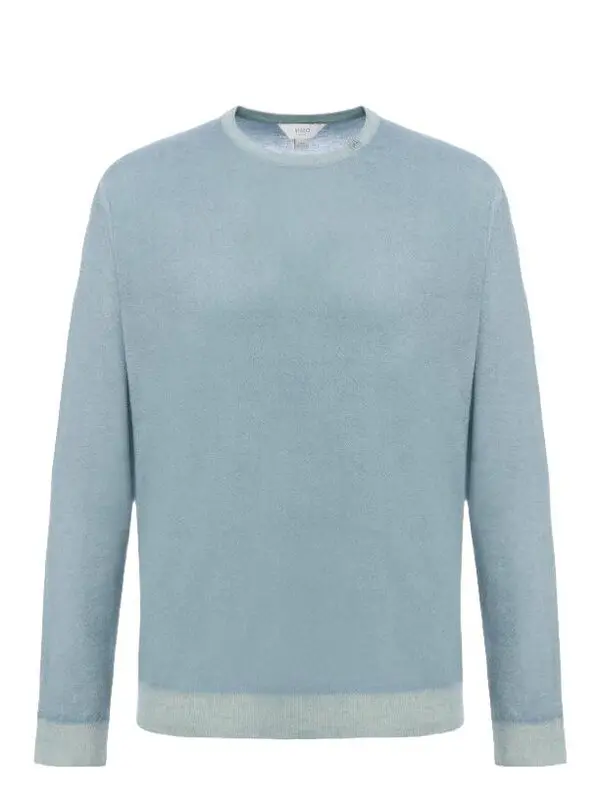 Malo Tavolozza Crew Neck Sweater - Blue