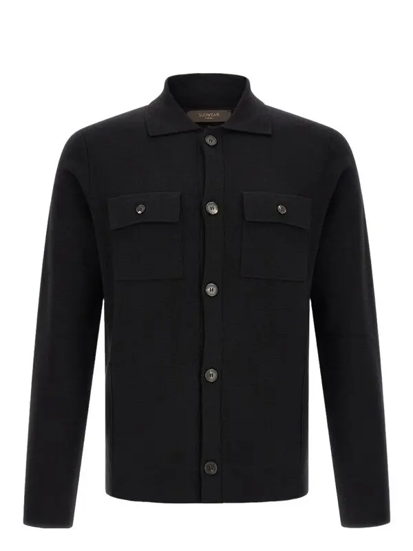ZANONE Saharan Utility Cardigan - Black
