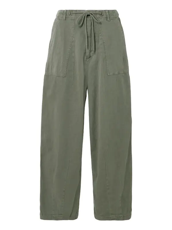 JAMES PERSE Cotton-blend Tapered Pants - Gray