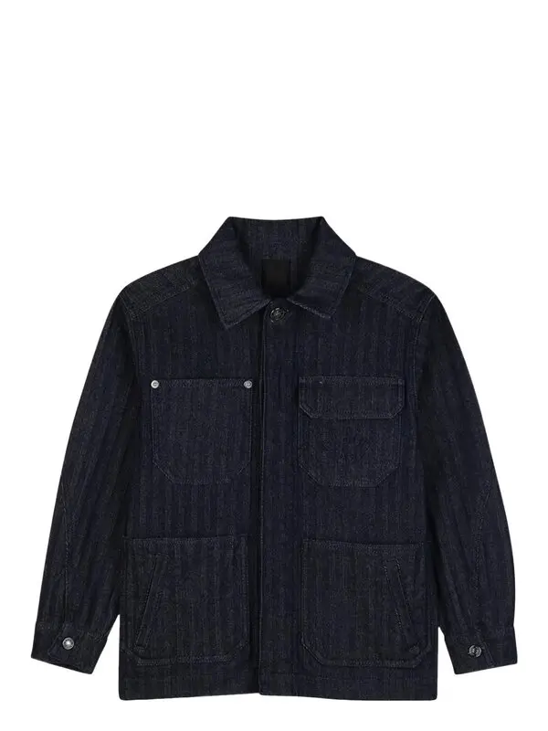Givenchy Herringbone Denim Overshirt - Black