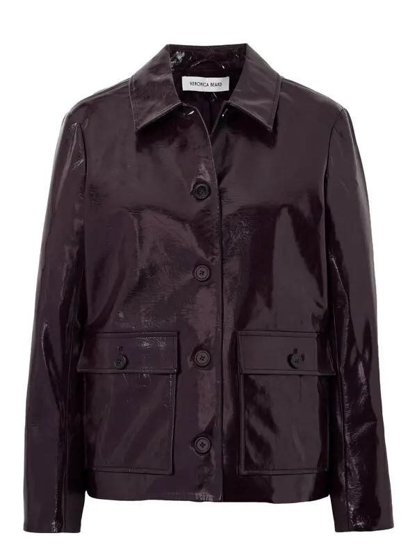 Veronica Beard Short Leather Jacket - No