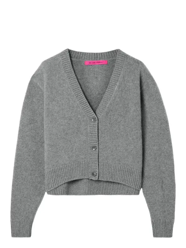 THE ELDER STATESMAN Cropped Cashmere Cardigan - No
