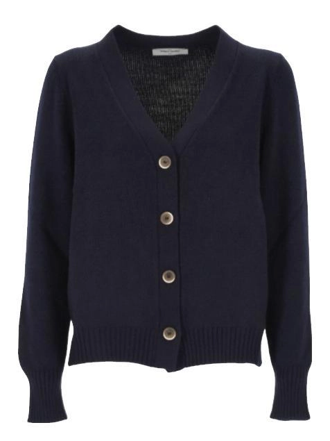 GRAN SASSO V-neck Cardigan With Button Closure - Black