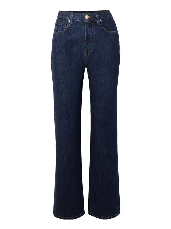 GOLDSIGN High-rise Straight Leg Jeans - No