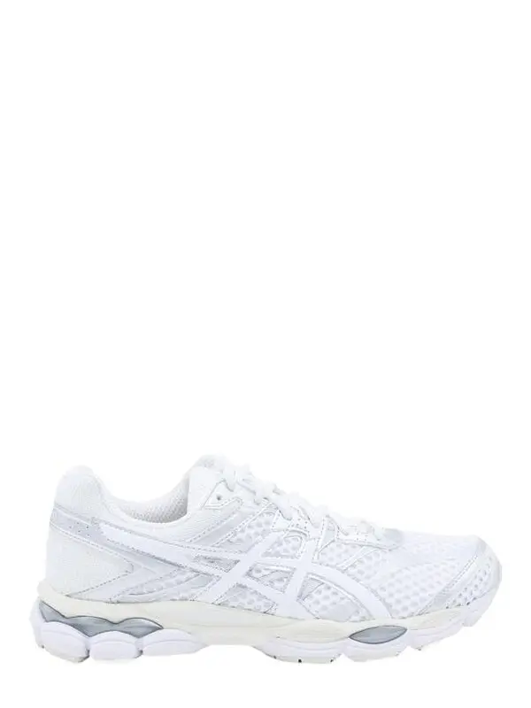 Asics White And Silver Low Top Sneakers - No