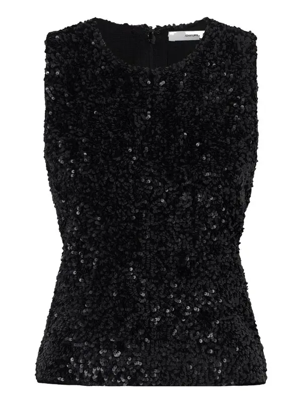 Adam Lippes Sleeveless Sequin Top - No