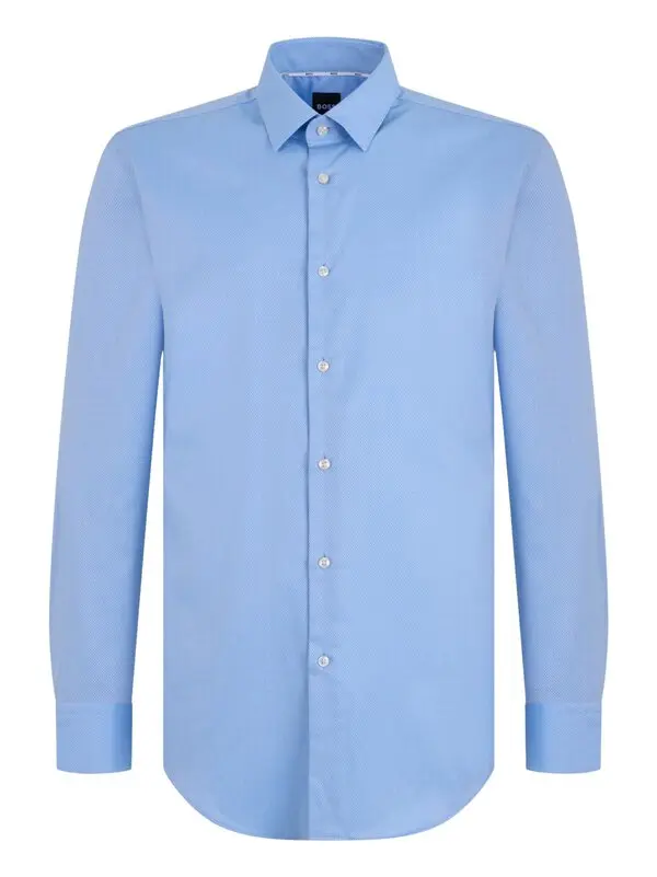 Hugo Boss Long-sleeve Shirt - Blue