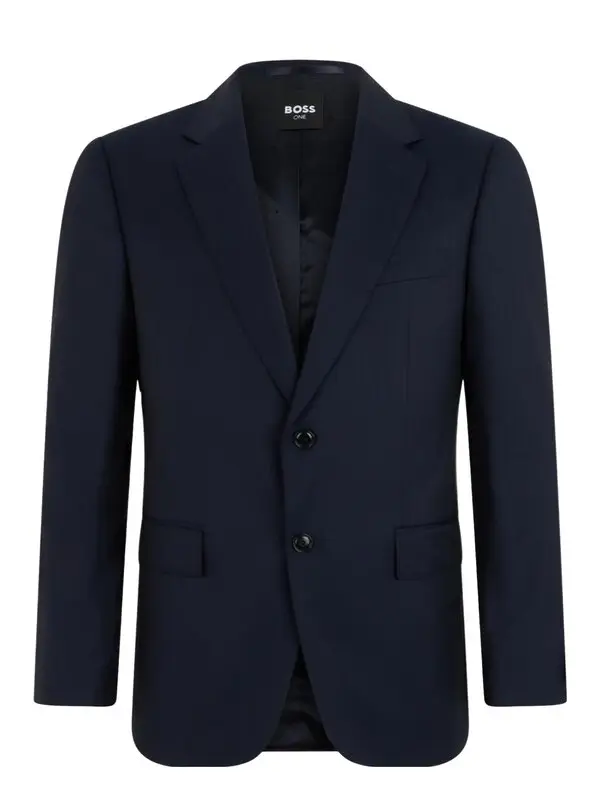 Hugo Boss Single-breasted Slim Blazer - Black