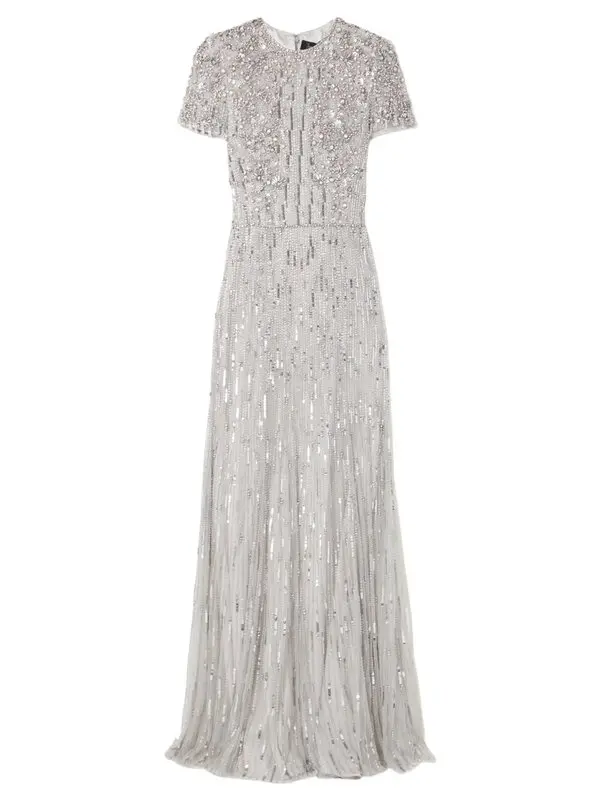 Jenny Packham Eliza Embellished Tulle Gown - No