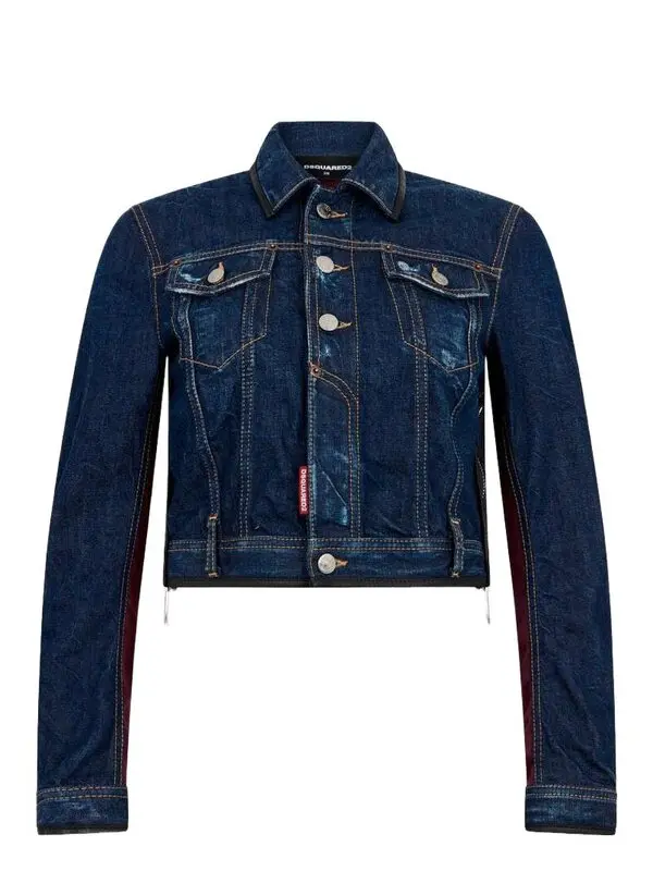 Dsquared2 Dark Bomber Jacket - Blue
