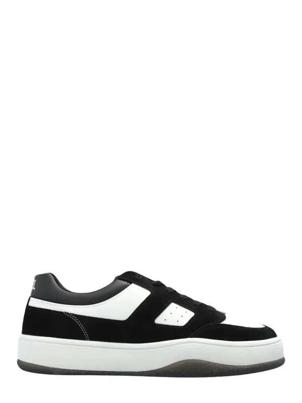 DIESEL® S-d Long Lace-up Sports Sneakers - Black