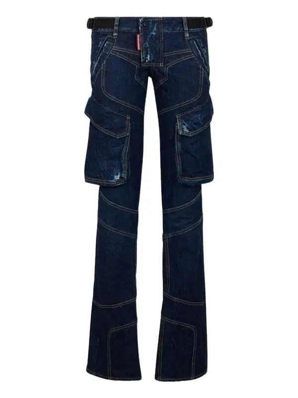 Dsquared2 Cargo Slim Fit Jeans - Blue