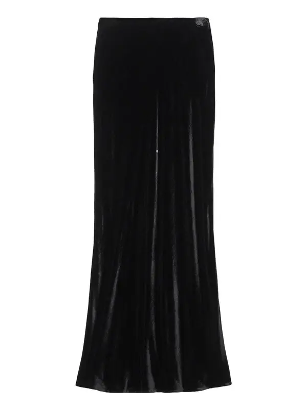 L'Agence Satin Maxi Skirt - No
