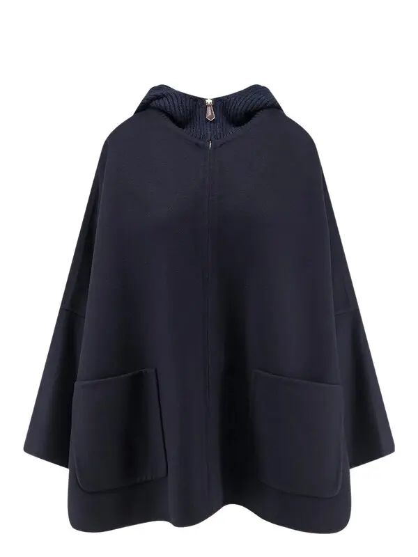 Loro Piana Farrel Hooded Cashmere Cape - Black