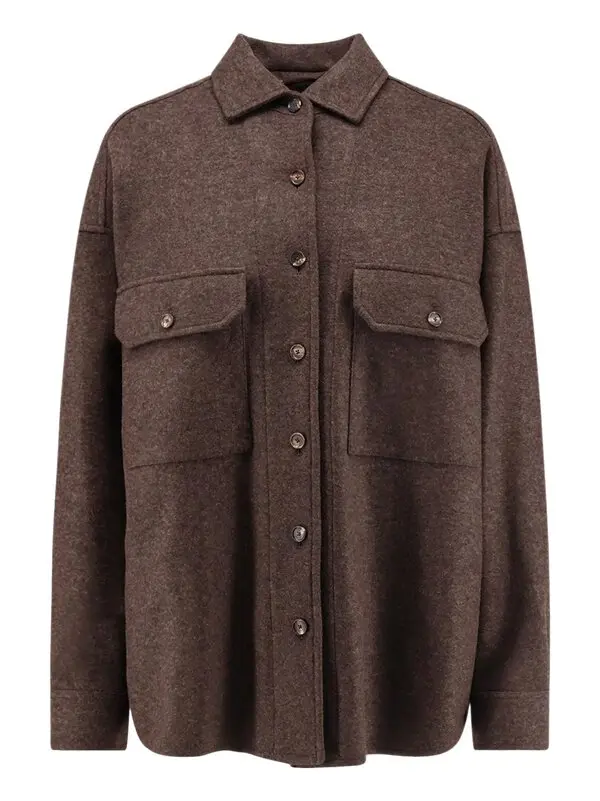 Loro Piana Darby Novalis Overshirt - Brown