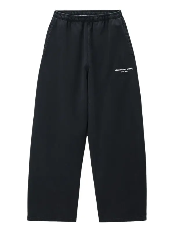 Alexander Wang Elastic Waist Athletic Pants - Black