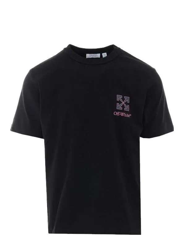 Off-White Short-sleeved T-shirt - Black
