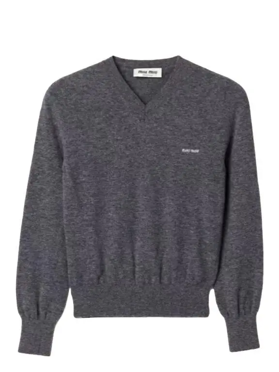 Miu Miu V-neck Wool Cardigan - No