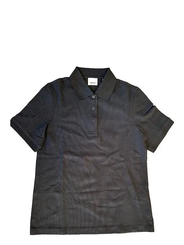 Burberry Short-sleeved Polo Shirt - Black