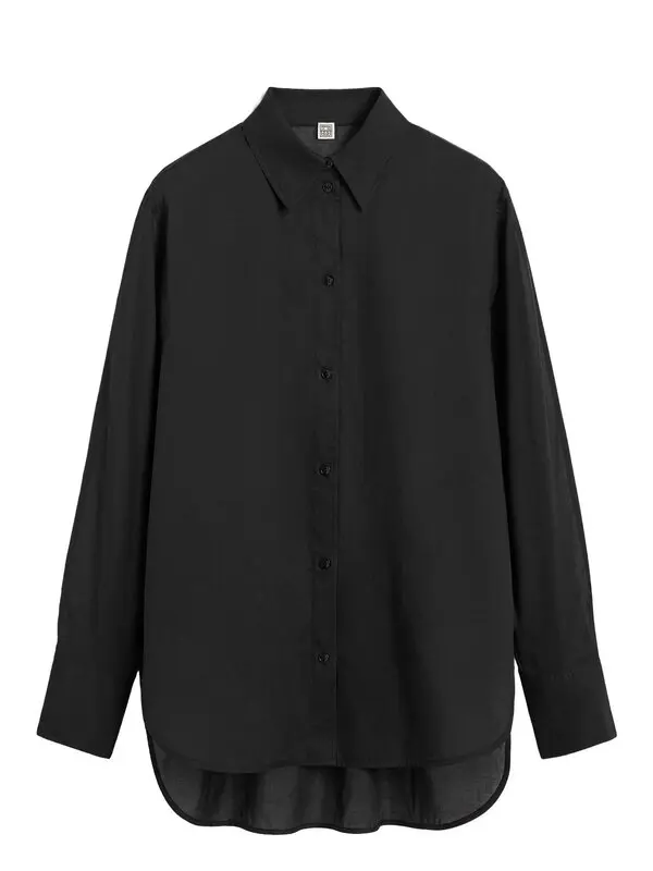 TOTEME Kimono Sleeved Shirt - Black