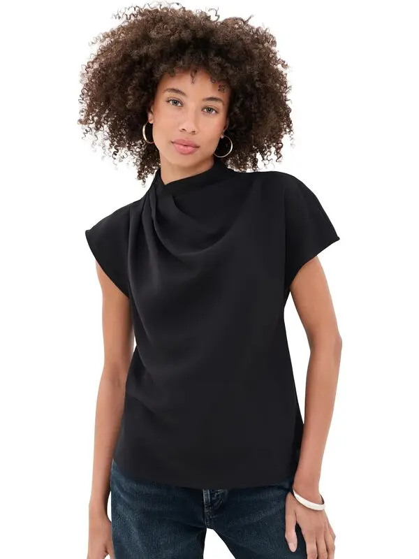 Staud Davina Blouse - Black