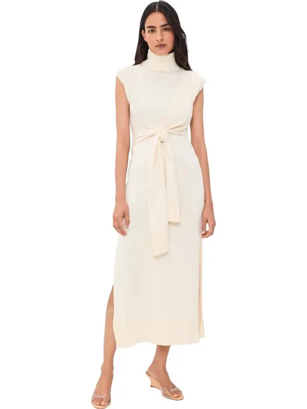 EN SAISON Bernadette Midi Dress - Ivory