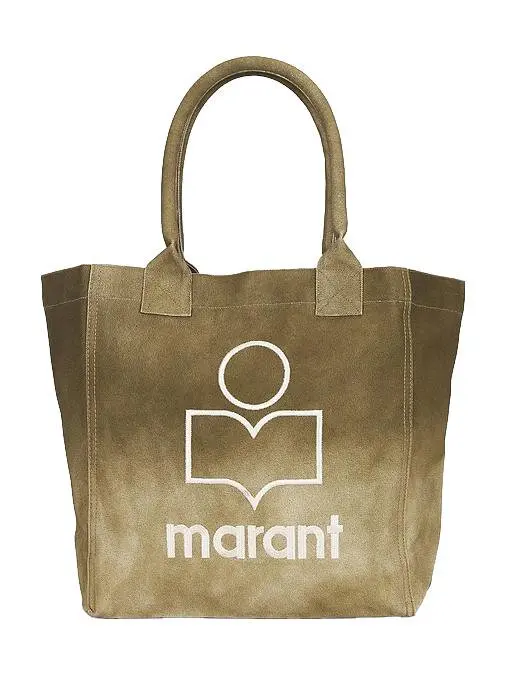 Isabel Marant Étoile Small Yenky Bag In Green - Khaki