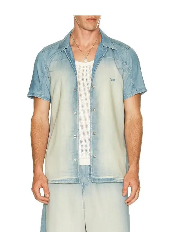 DIESEL® D-clarivo-s Shirt - Blue